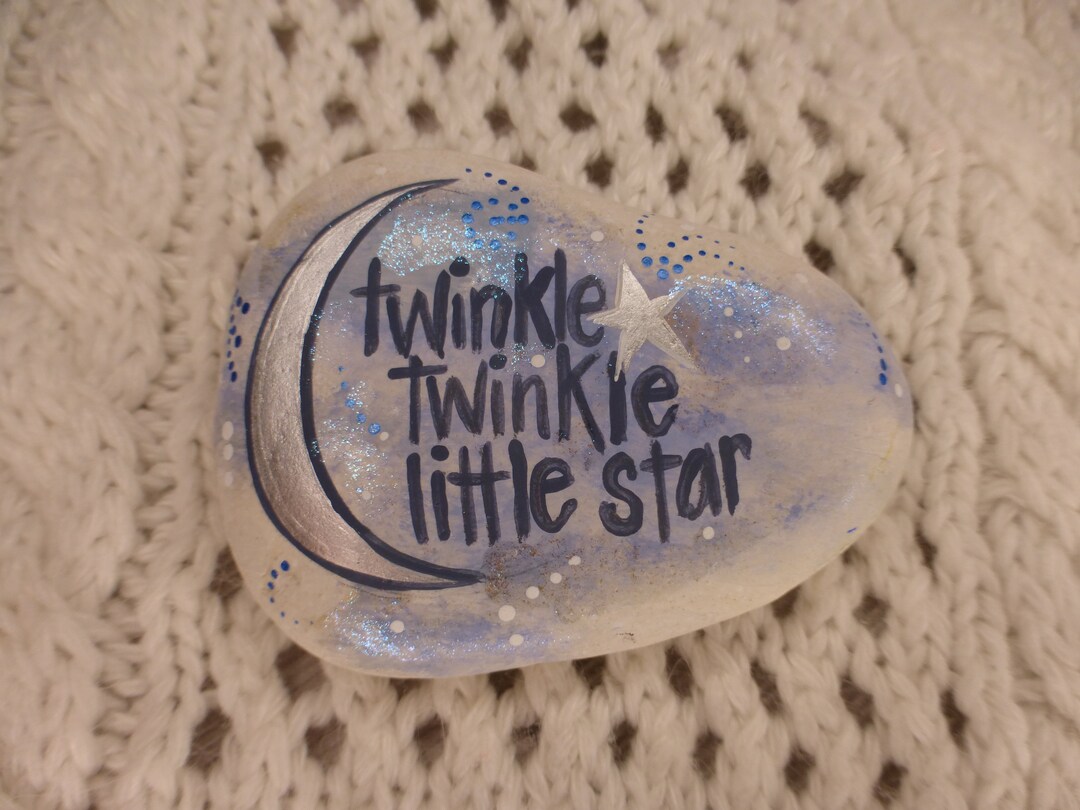 TWINKLE TWINKLE Little Star Hand Painted Personalized Garden Kindness ...