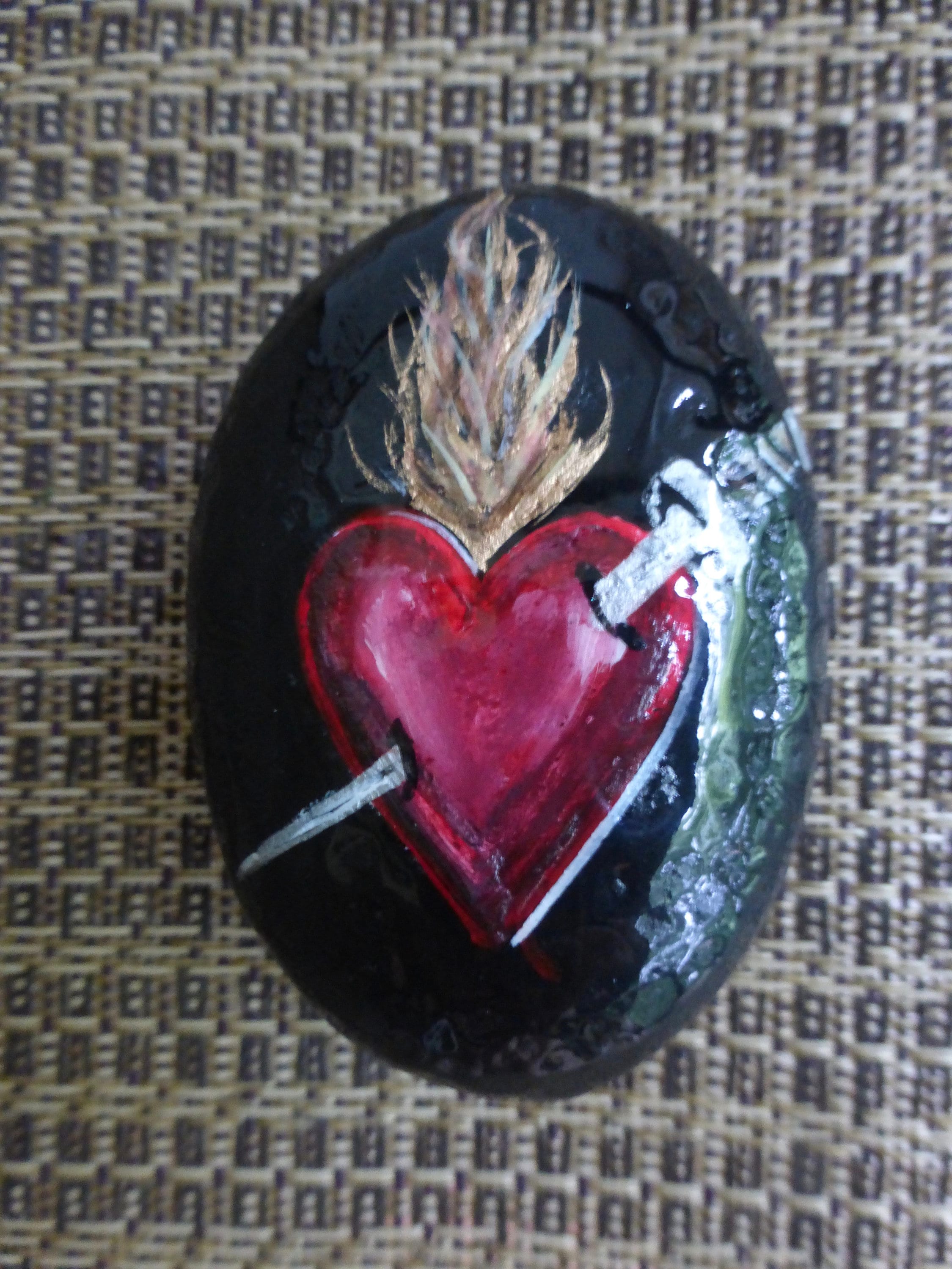Bleeding Heart With Dagger
