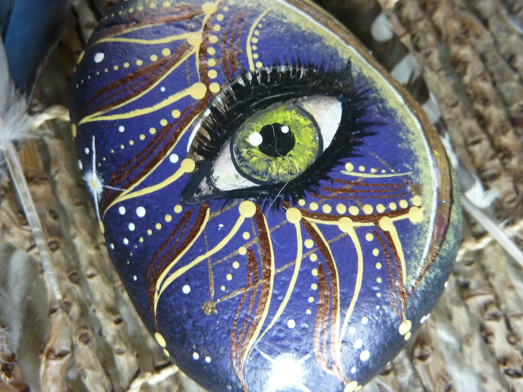 SUN MOON Stars EVIL Eye Rock Celestial Mystical Memorial Kindness ...