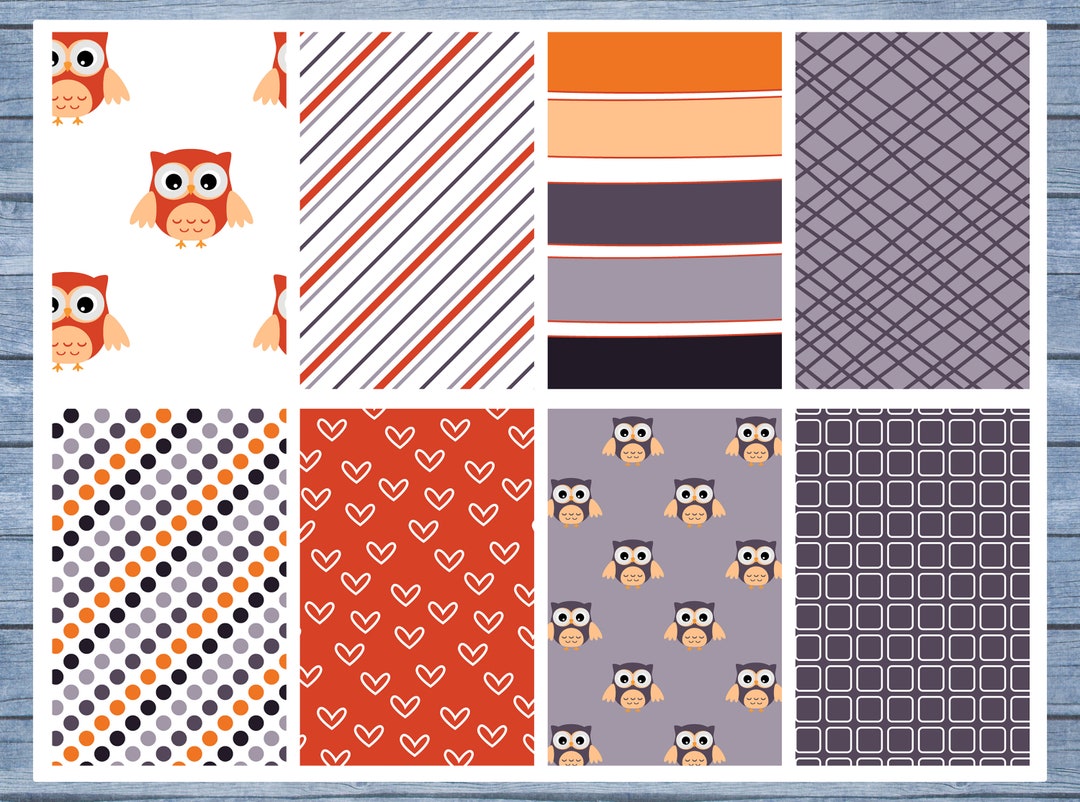 Cute Owls Full Box Big Happy Planner Erin Condren Classic - Etsy