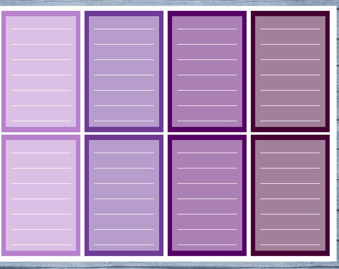 Outlined Full Box Planner Stickers Full Box Planner Stickers | Etsy