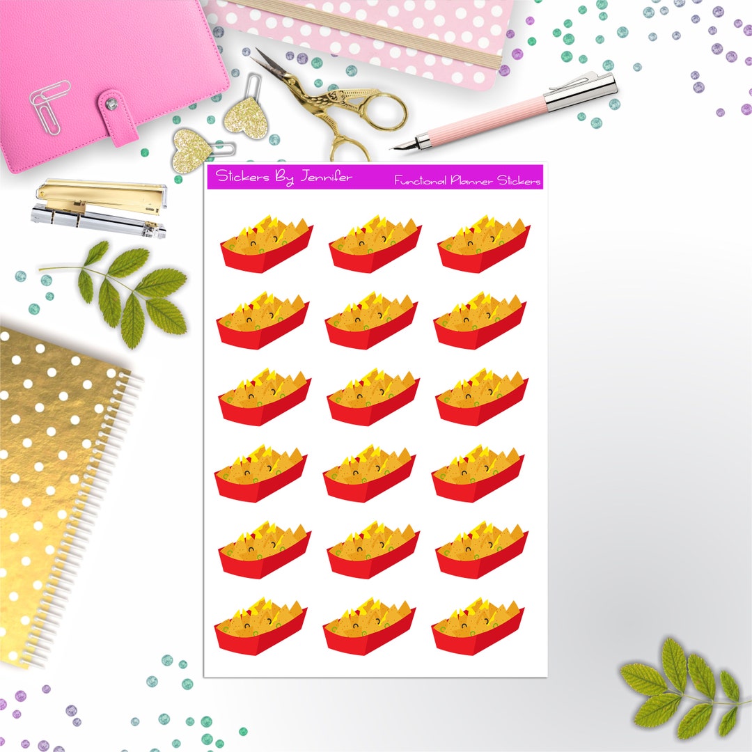 Nachos Planner Stickers Bullet Journal Stickers Functional - Etsy