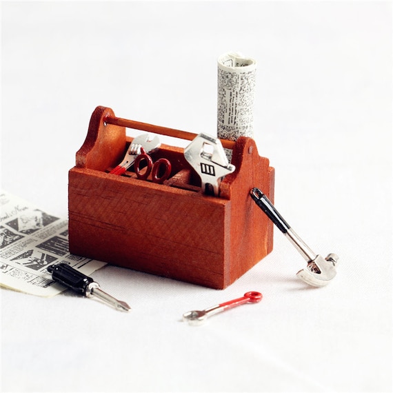 Miniature Toolbox Miniature Tool | Etsy