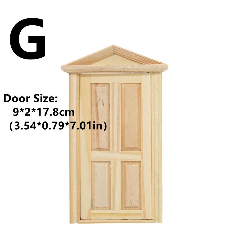 1/12 Scale Dollhouse Doors and Windows DIY Dollhouse Minitures - Etsy ...