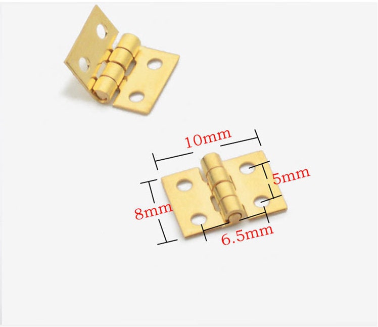 20 Stück Mini Scharniere 8x10mm Mit 80 Stück Nägel Schrauben | Etsy