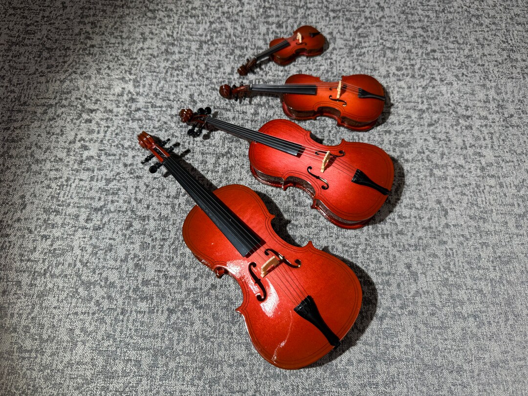 Miniature Cello Miniature Musical Instrument Model Dollhouse Miniatures ...