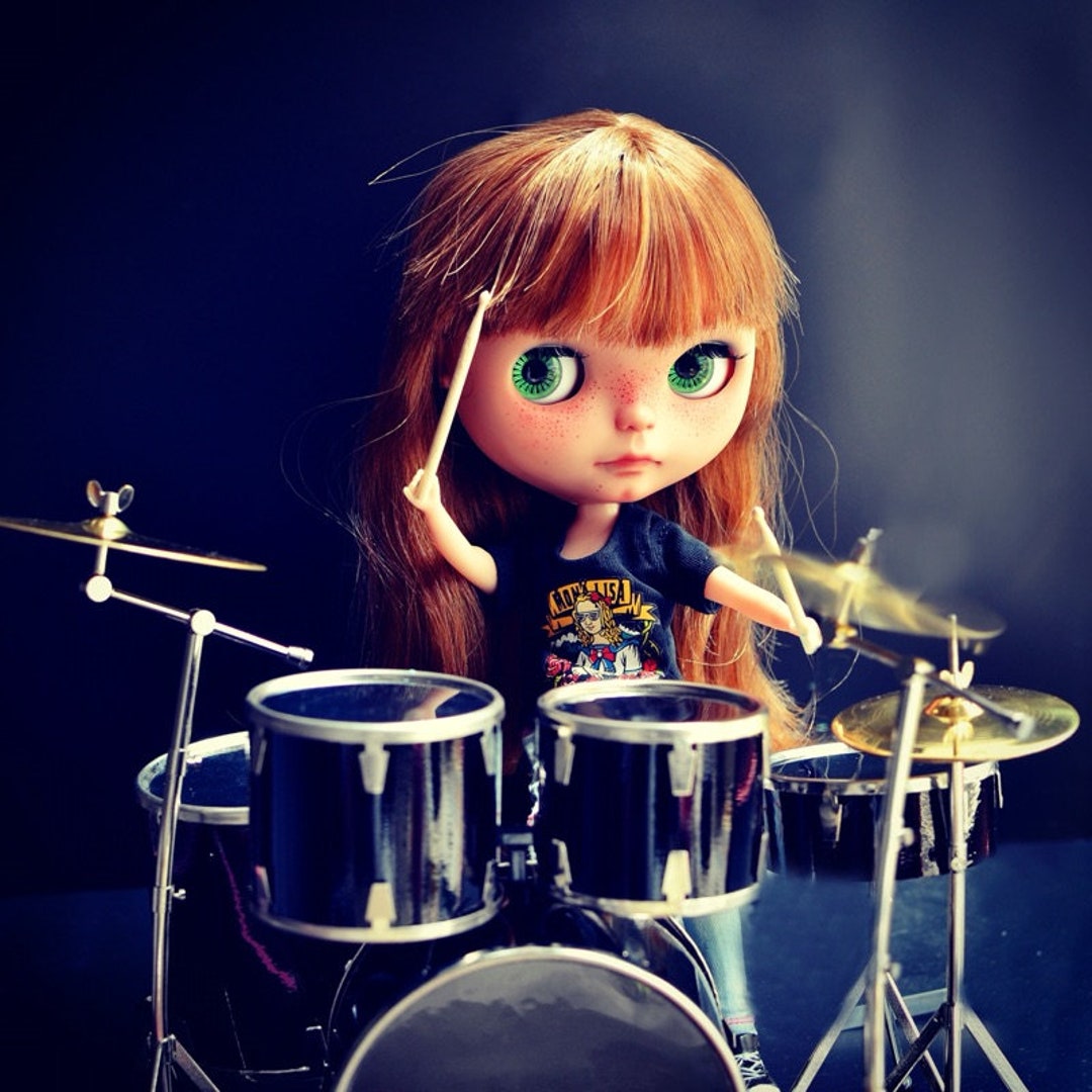 16 Scale Jazz Drum Kit Model Miniature Drum Set - Etsy UK