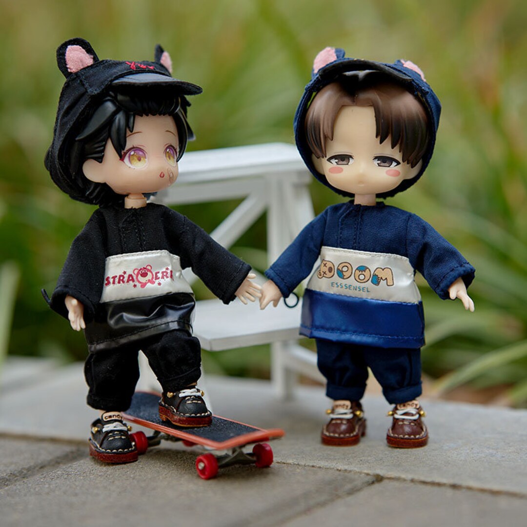 Nendoroid Doll Outfit Obitsu11 Clothes 1/12 Scale BJD, Hat Patchwork ...