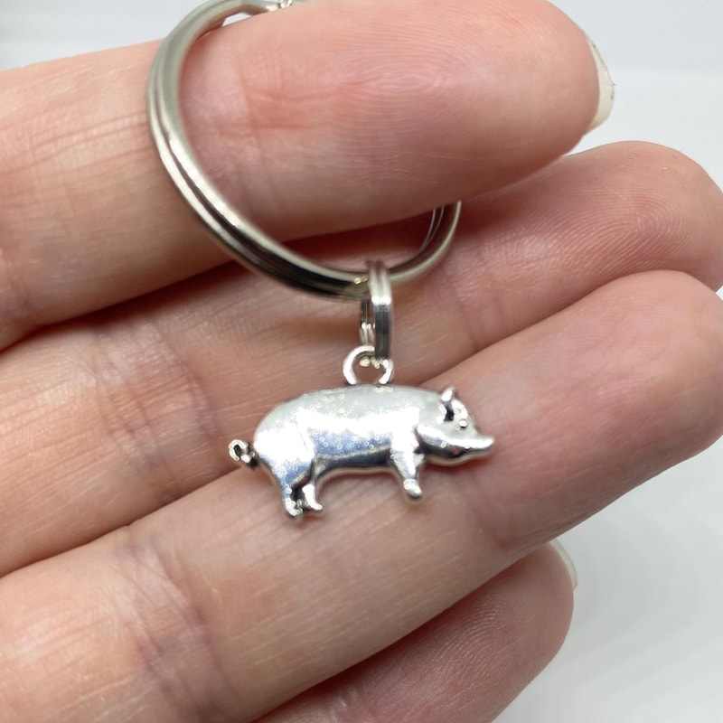Pig Key Chains - Etsy