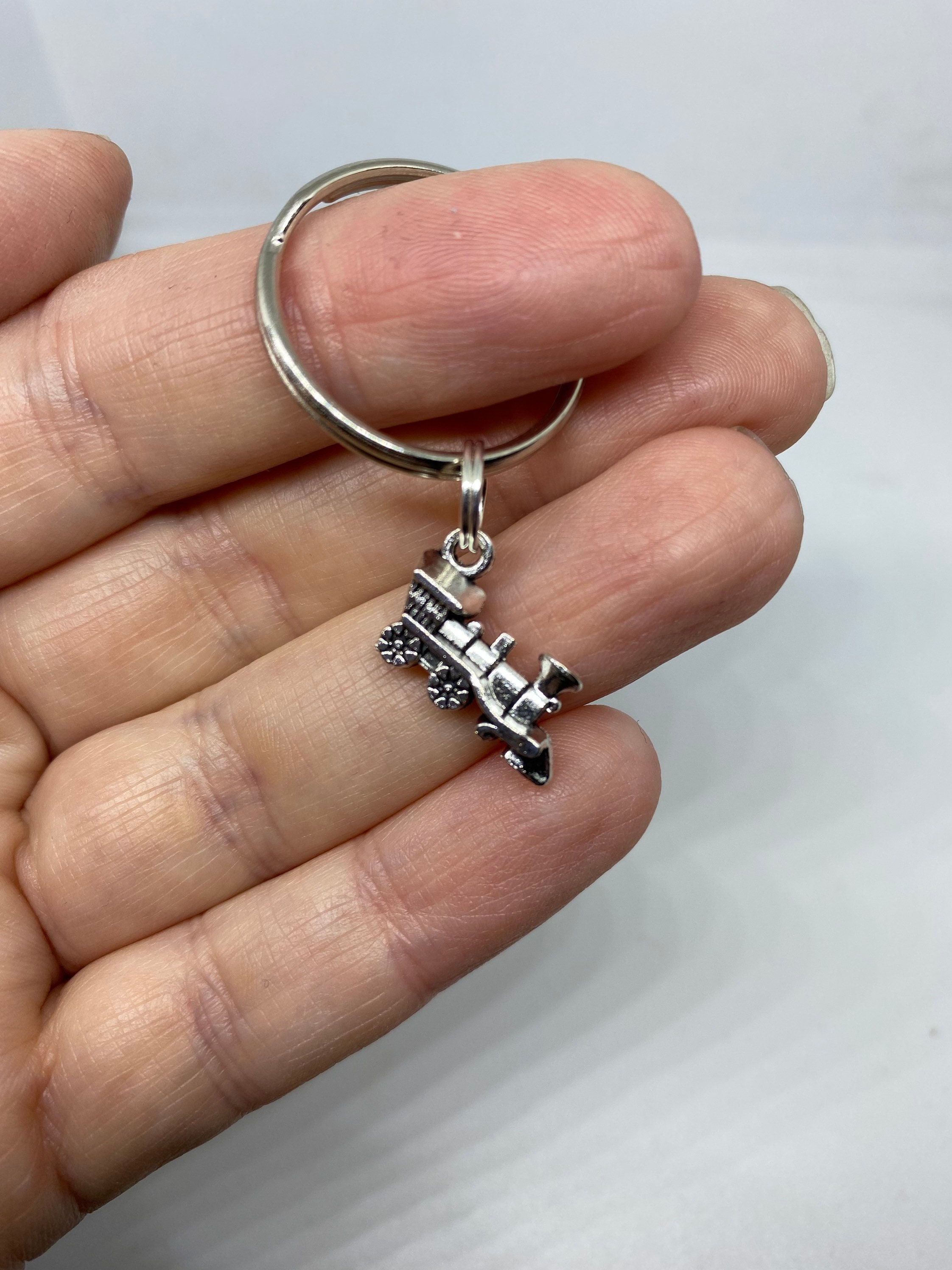 Train Keyring, Train Keychain, Uk Seller, Train Gift, Stocking Filler ...
