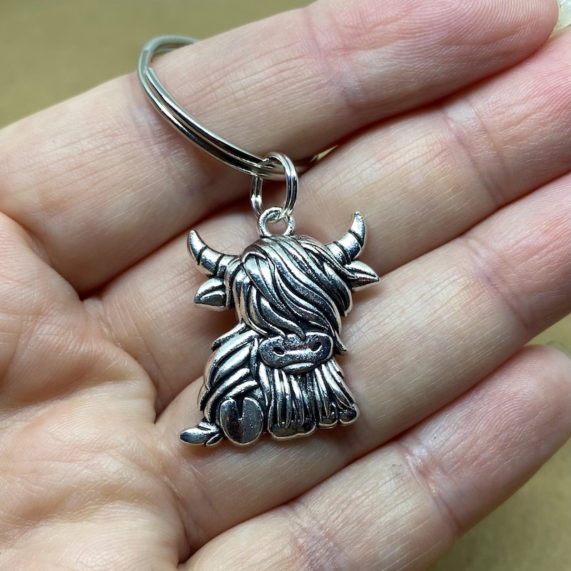 Highland Cows Key Chains - Etsy UK