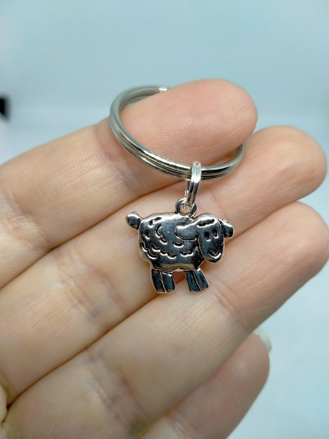 Sheep Keyring, Keychain, Uk Seller, Animal Keyring, Farm Gift, Animal ...