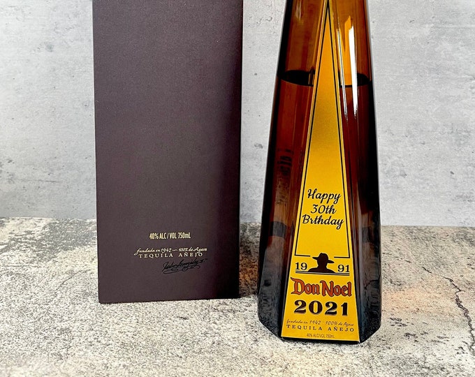 Don Julio 1942 Label, Gold 1942 Label, Custom Don Julio Label, Tequila ...