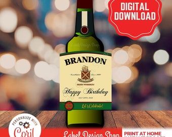 Jameson Whiskey Label | Etsy