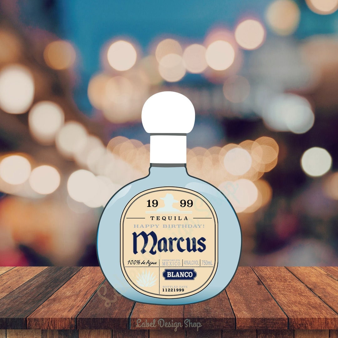 Don Julio Blanco Label, Custom Don Julio Label, Tequila Custom Label ...