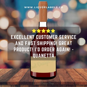 Birthday Custom Label, 1738 Cognac Custom Label, Personalized Cognac ...