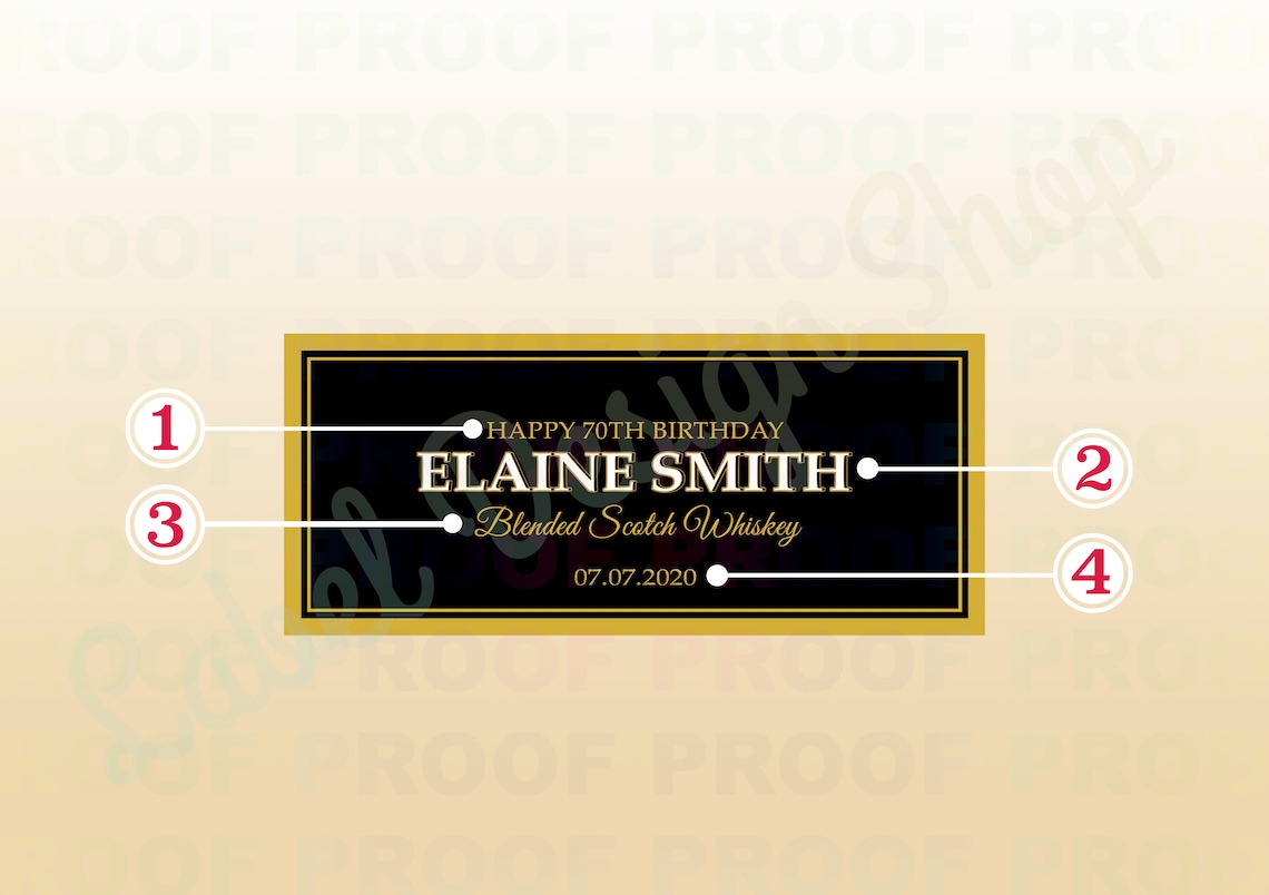 PRINTABLE 1.75L Johnnie Walker Label Black Label Custom | Etsy