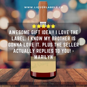 Birthday Custom Label, 1738 Cognac Custom Label, Personalized Cognac ...