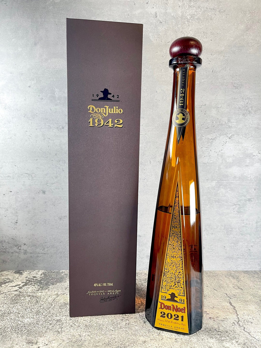 Don Julio 1942 Label, Aztec Style Gold 1942 Label, Custom Don Julio ...