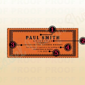 PRINTABLE 375ML Bulleit Bourbon Whiskey Label, Bourbon Label, Custom ...