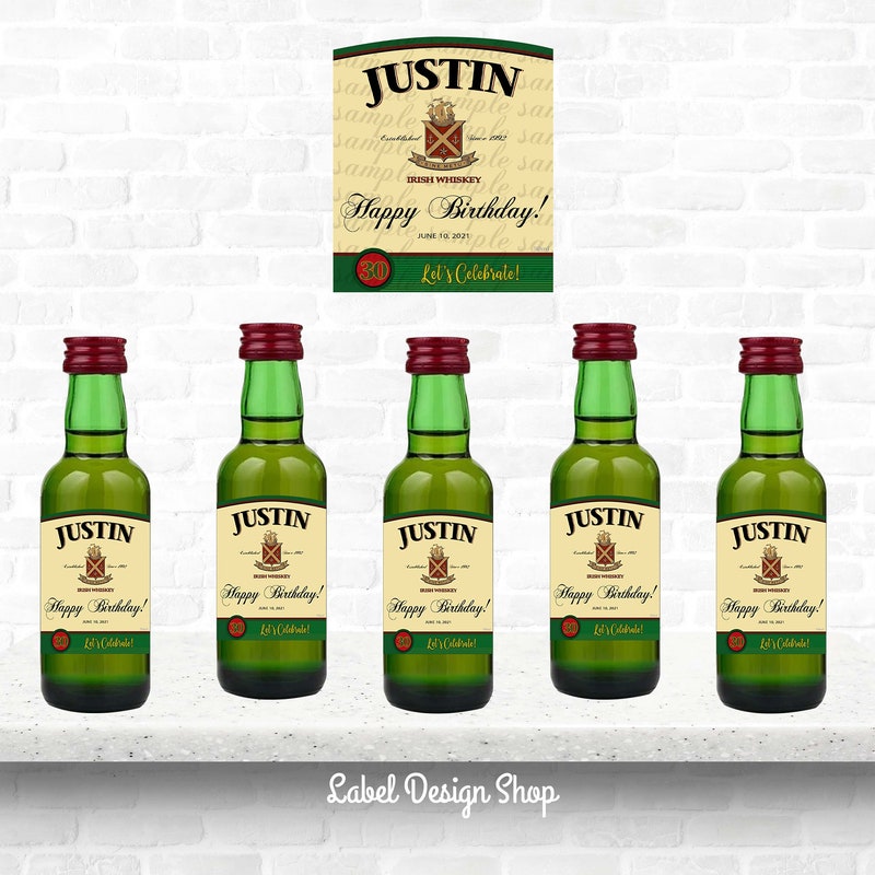 Liquor Bottle Label - Etsy