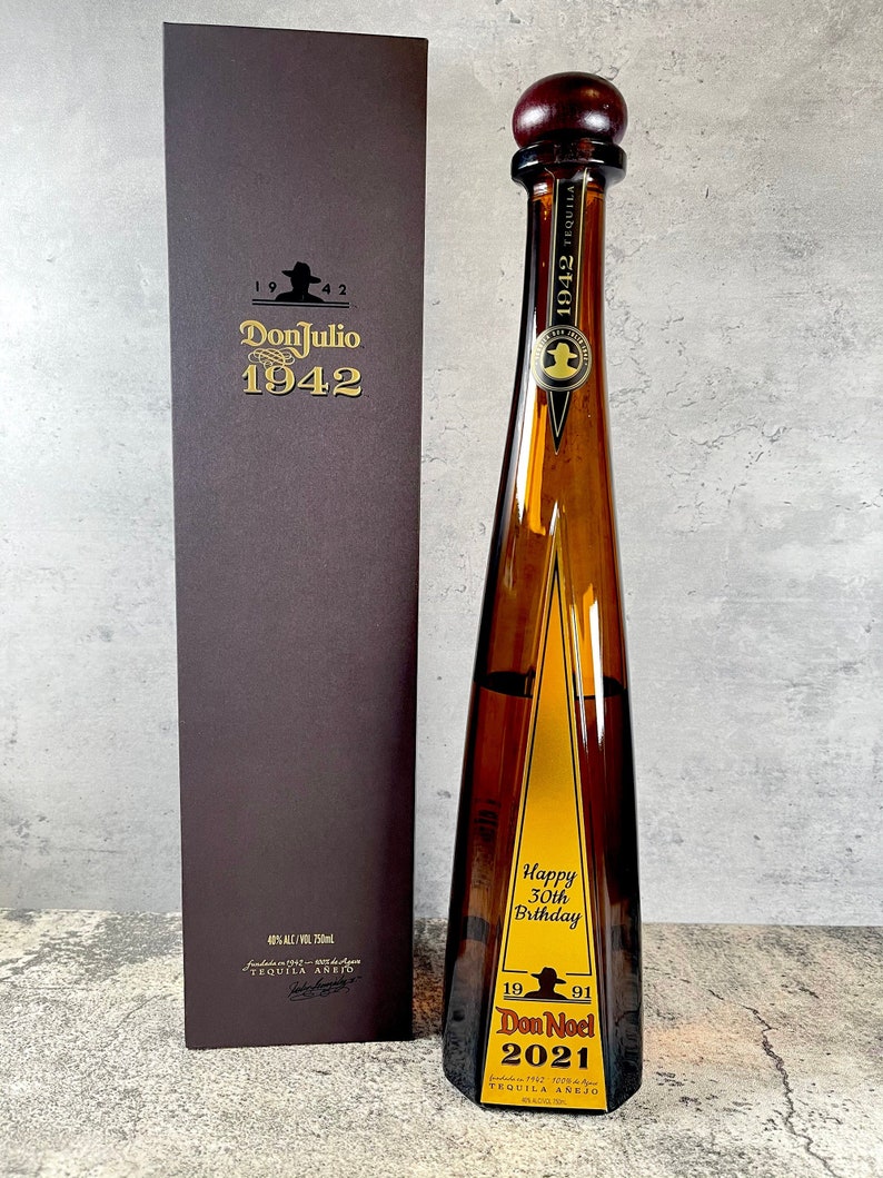 Don Julio 1942 Label Gold 1942 Label Custom Don Julio Label Etsy
