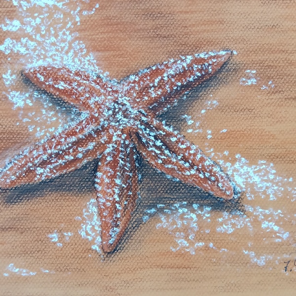 Chalk Pastel Drawing - Etsy