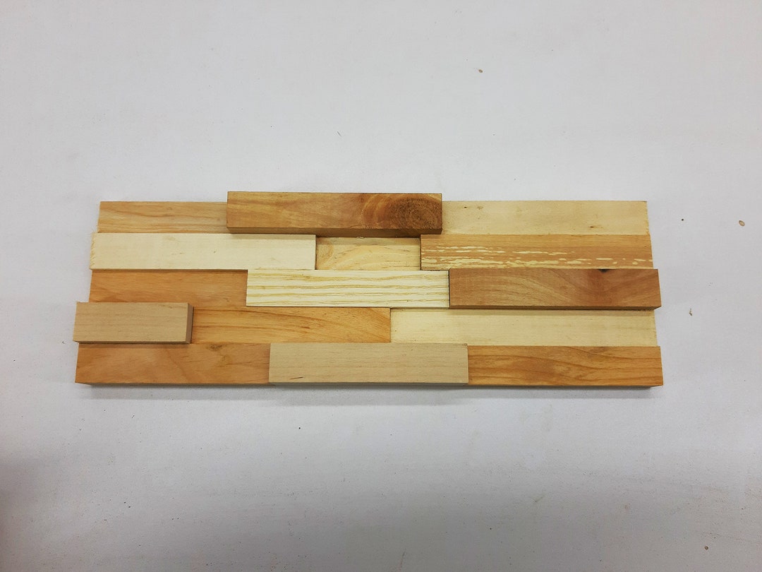 Wooden Wall Tile Wood Panel Mosaic 3d Wall Art Tiles Wooden Wall ...