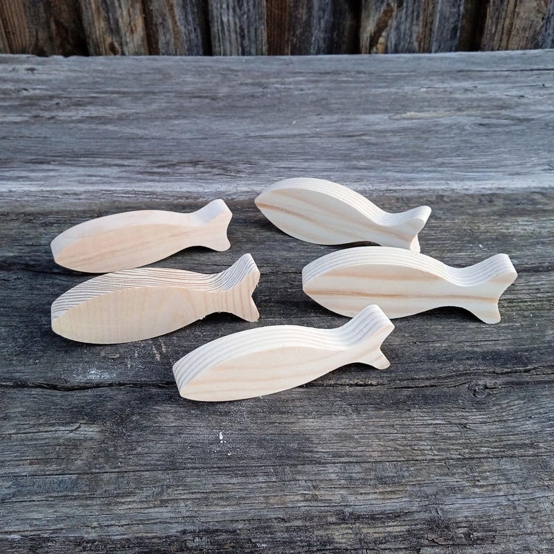 Wooden Fish - Etsy