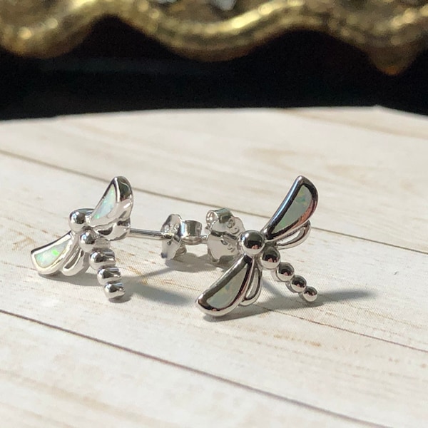 Dragonfly Studs - Etsy