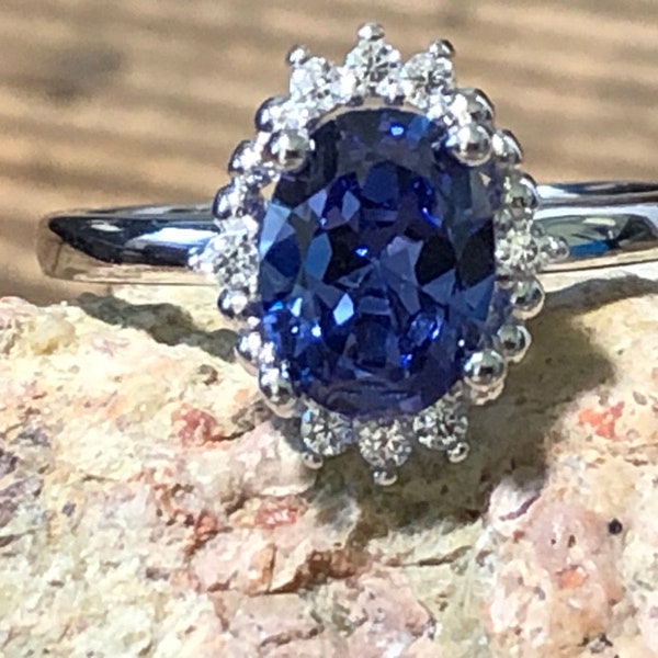 Lab Created Tanzanite - Etsy