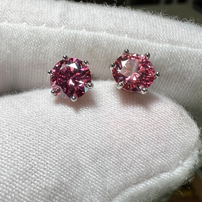 Pink Moissanite - Etsy