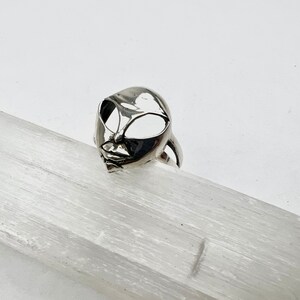 Sterling Silver Alien Ring - Etsy