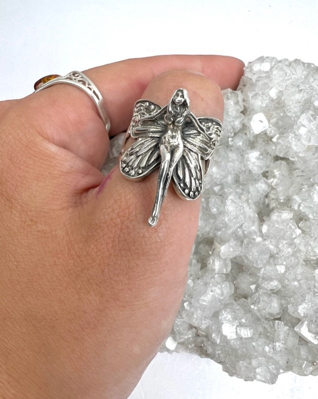 Sterling Silver Fairy Ring - Etsy