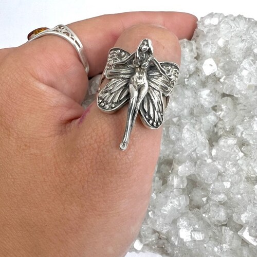 Small Fairy Ring Pixiewoodlandnew Age Fantasy Sterling - Etsy