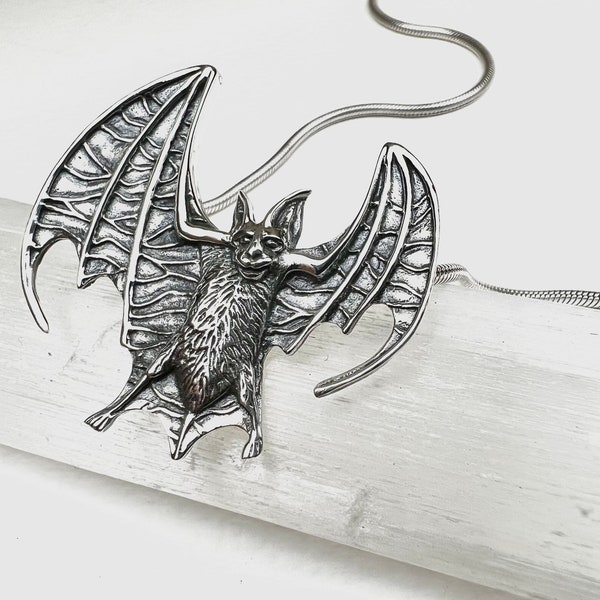 Bat Pendant - Etsy