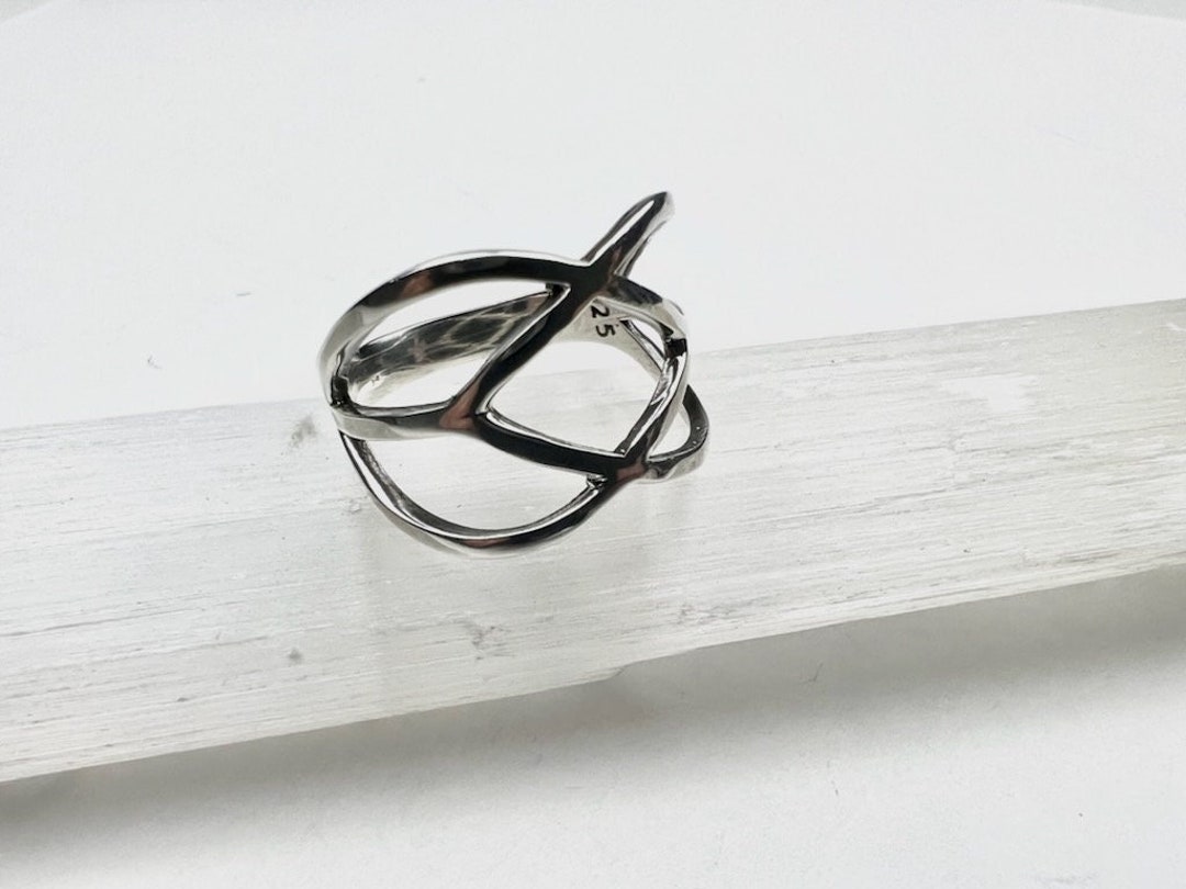 Sterling Silver Design Ring - Etsy