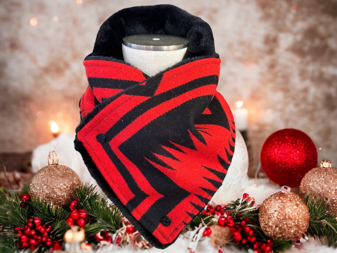 Neck Wrap Walking Rock Red & Black - Etsy
