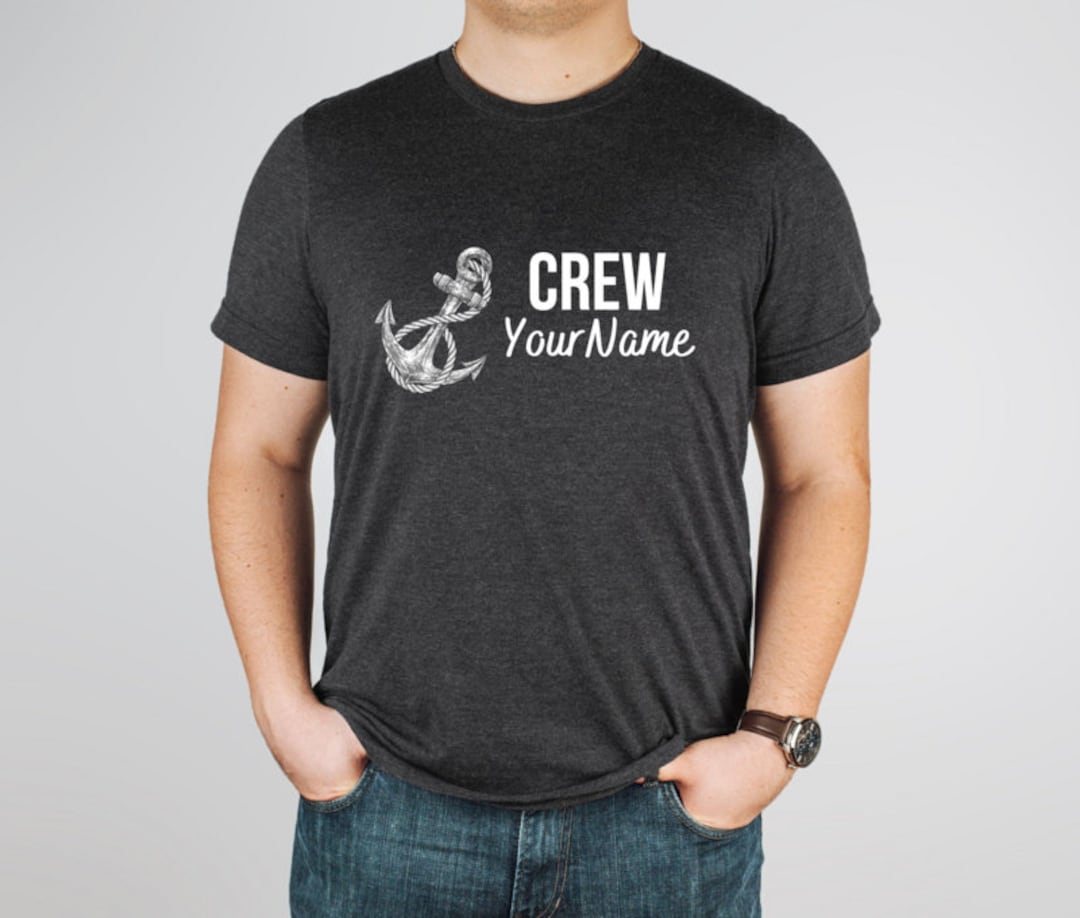 Custom Crew T-shirt, Personalized Boat Crew Shirt, Pontoon Boat Gifts ...