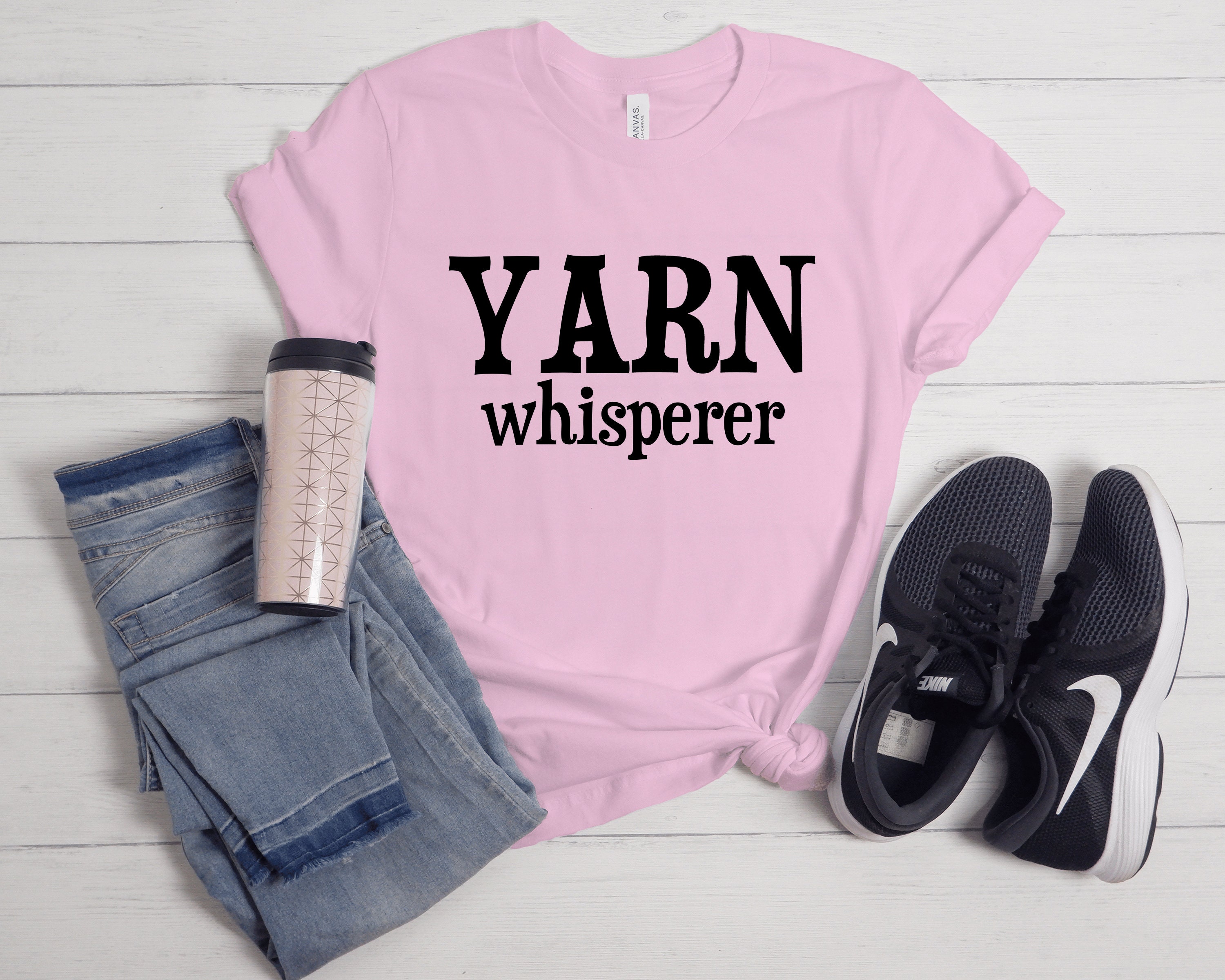 Yarn Whisperer Funny T-shirt For Crocheter Grandmas Crochet | Etsy