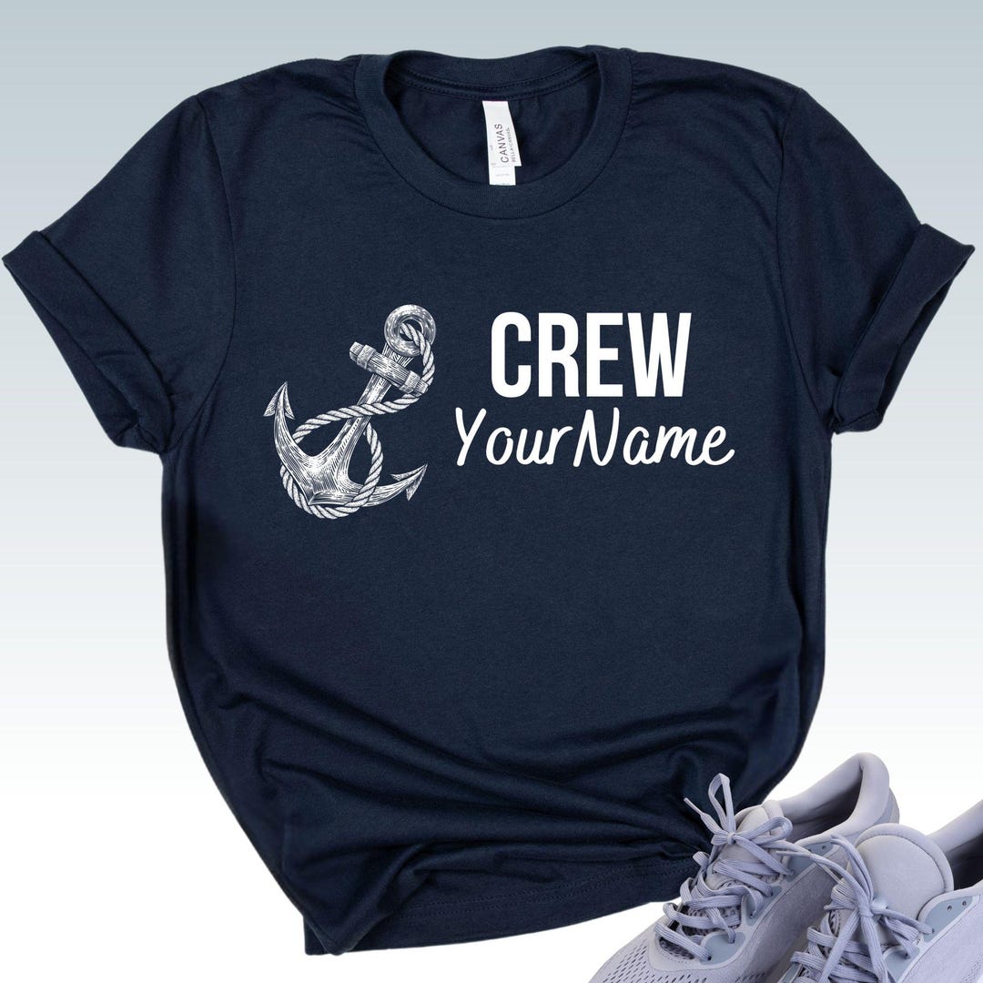 Custom Crew T-shirt, Personalized Boat Crew Shirt, Pontoon Boat Gifts ...