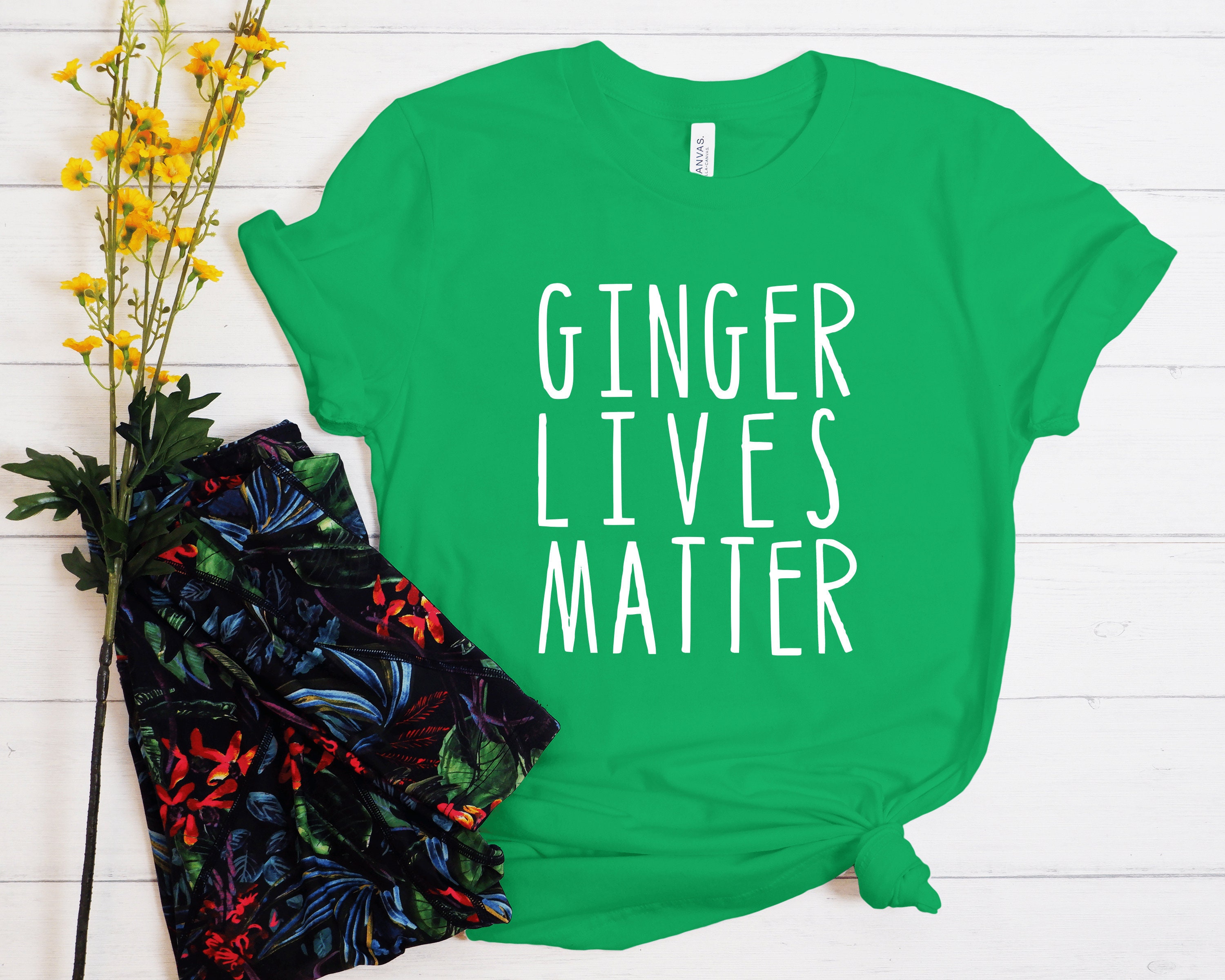 Funny Ginger Shirt Ginger Lives Matter Redhead Shirt Red Head | Etsy