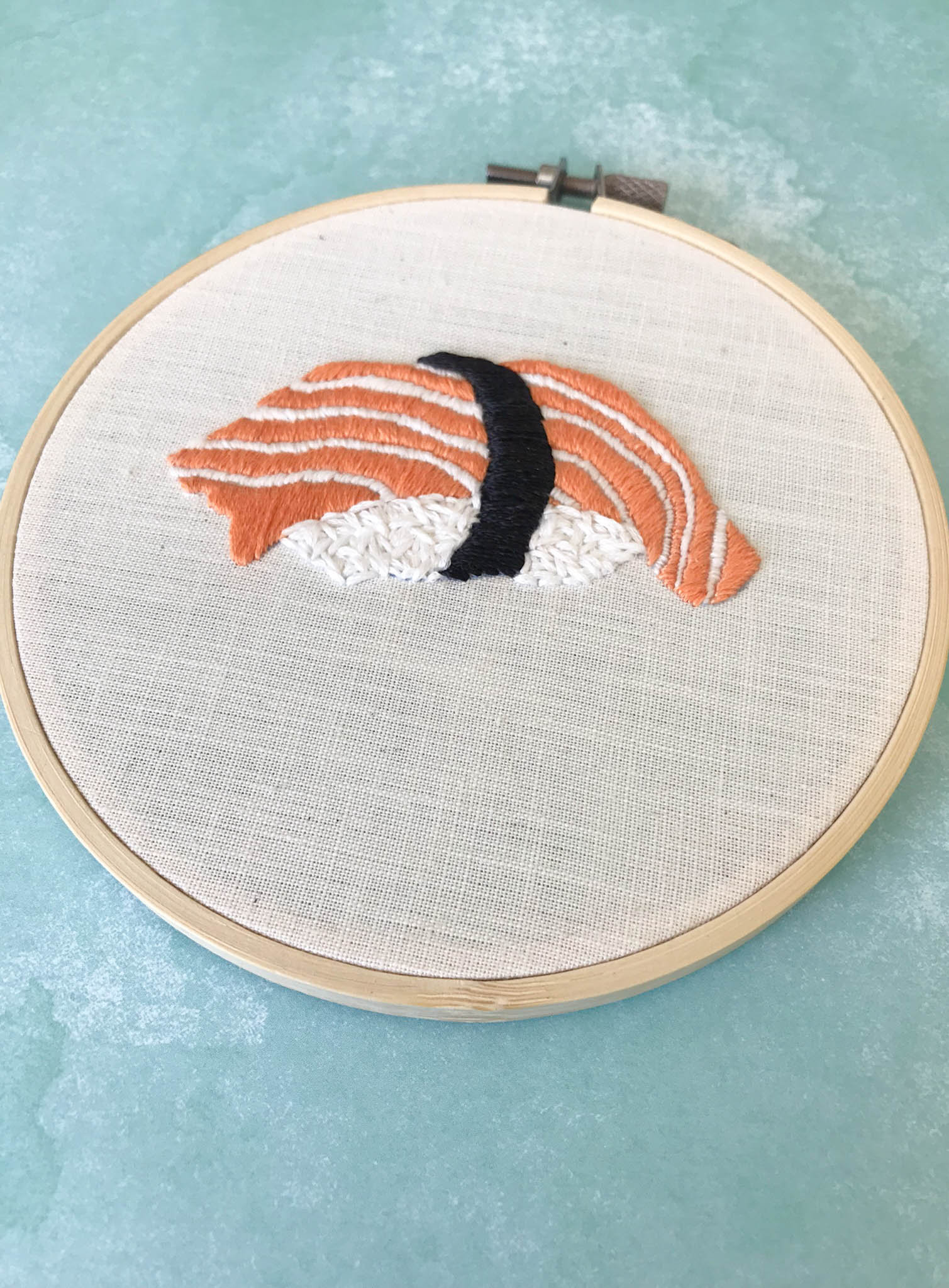 Nigiri Sushi Embroidery Pattern PDF Digital Download Hoop Art | Etsy