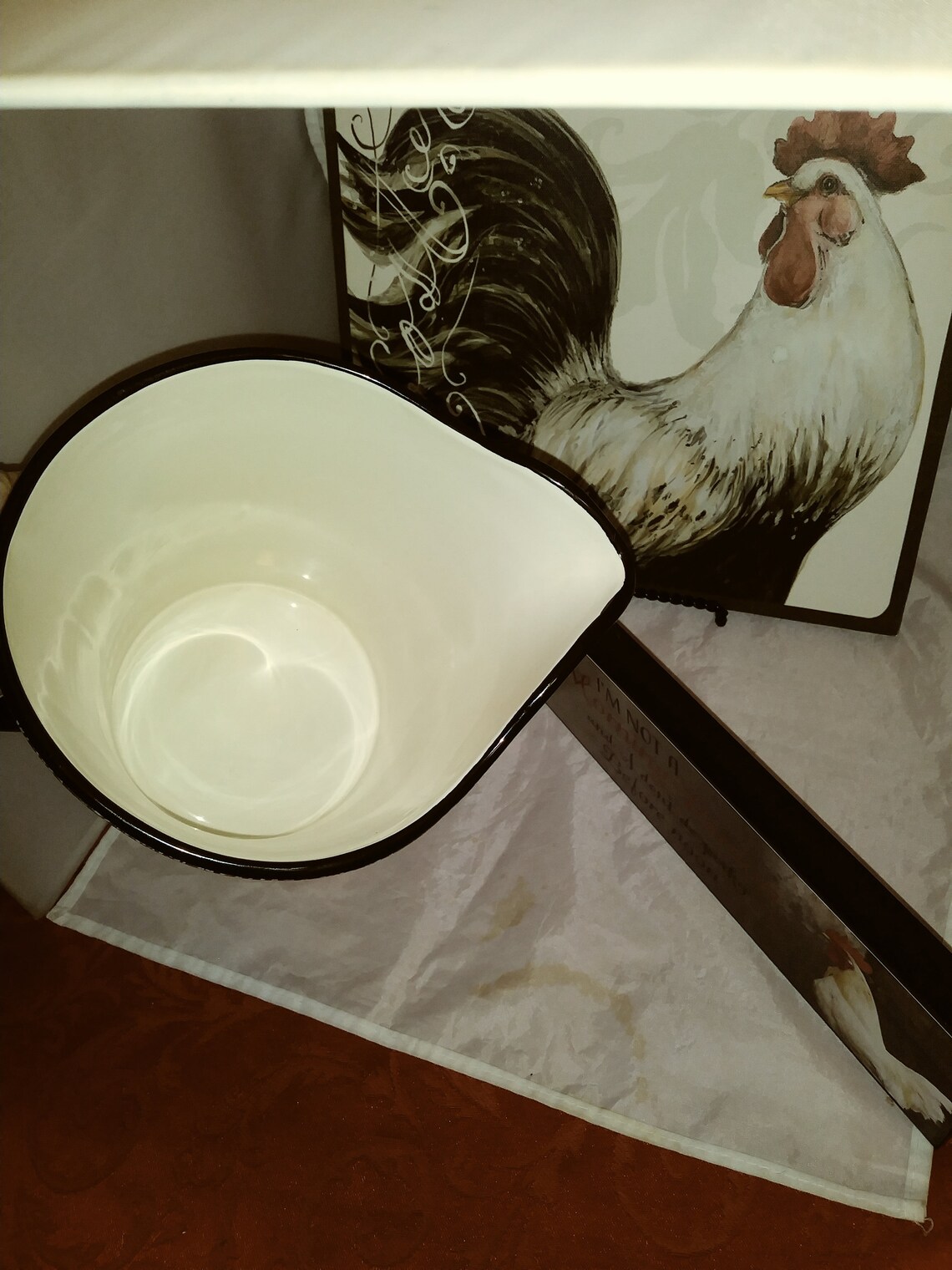 Vintage 1990's Susan Winget Rooster Pitcher With Canvas - Etsy