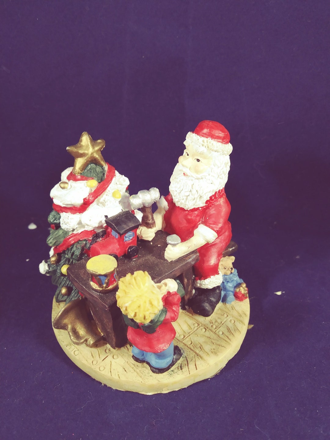 Windsor Collection Santa's Workshop World Bazaar's Inc Figurine - Etsy