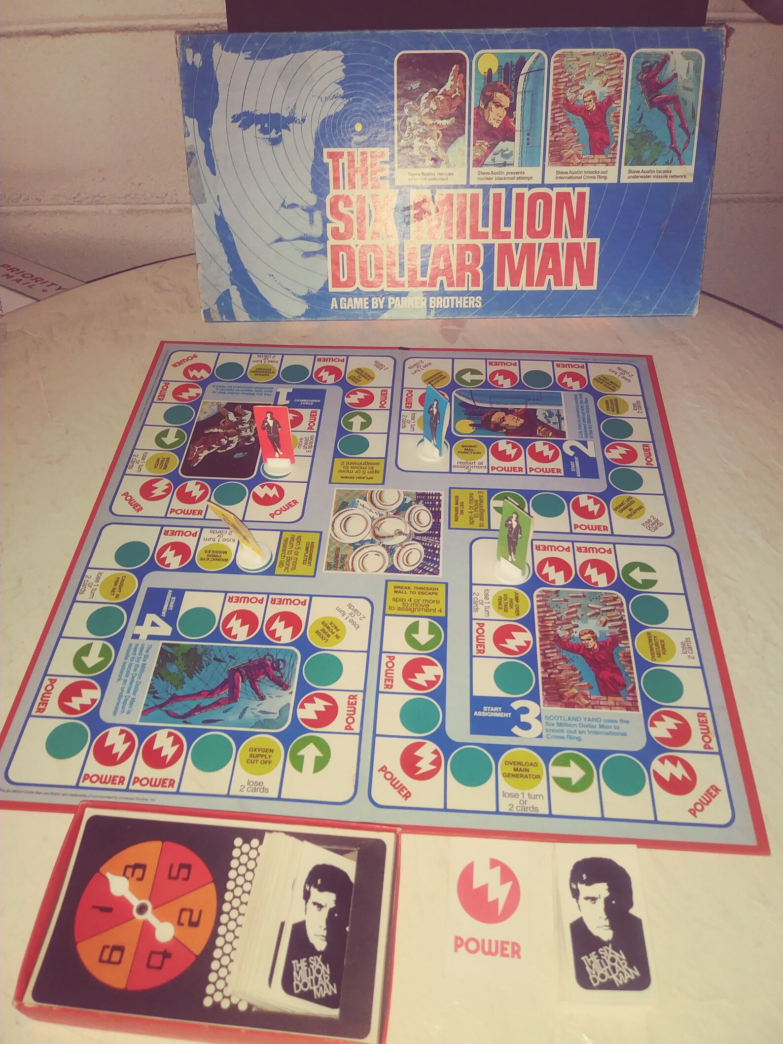 1975 the Six Million Dollar Man Board Game Licensed by - Etsy