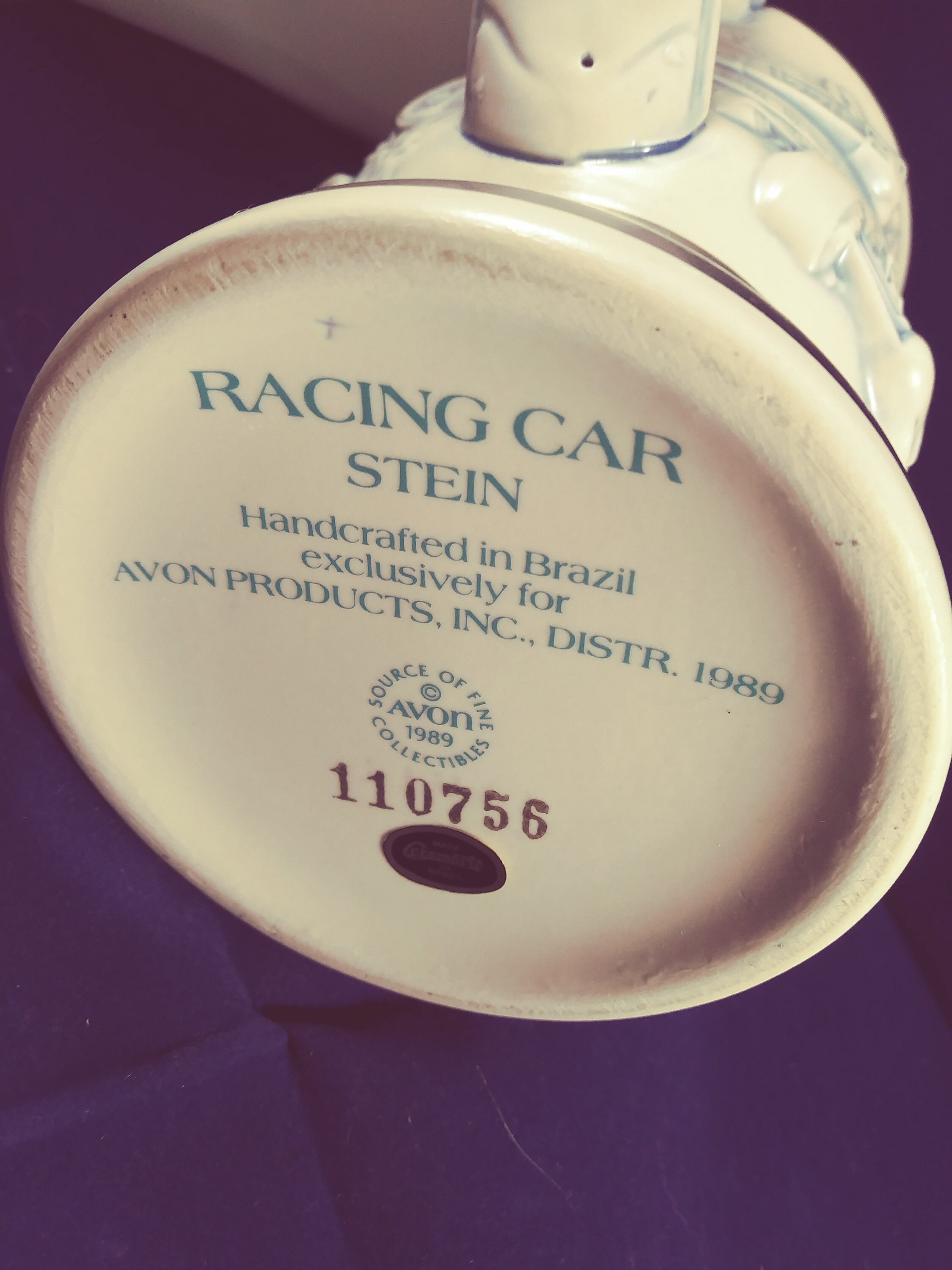 1989 Avon Racing Car Stein No. 110756 | Etsy