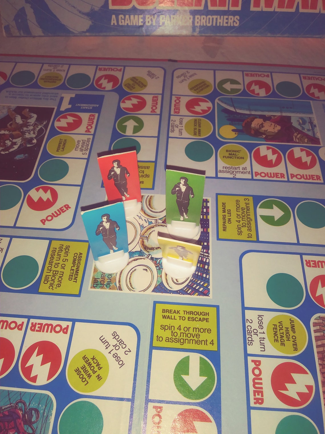 1975 The Six Million Dollar Man Board Game Licensed By | Etsy