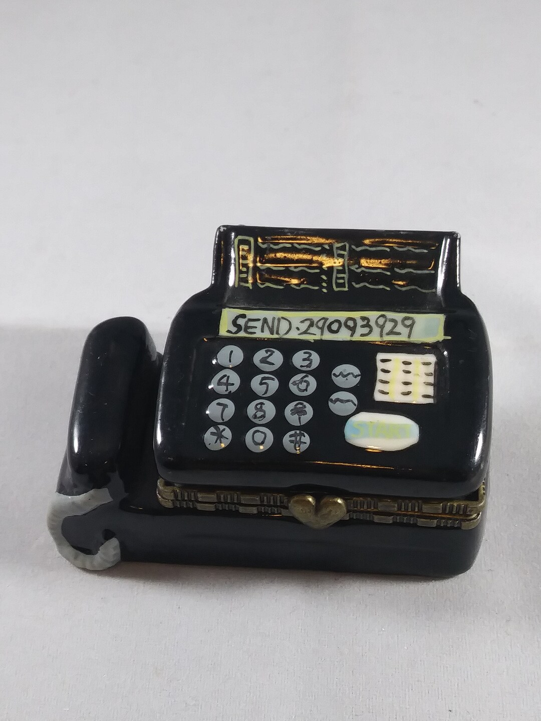 Vintage 1950's Business Phone Trinket Box - Etsy