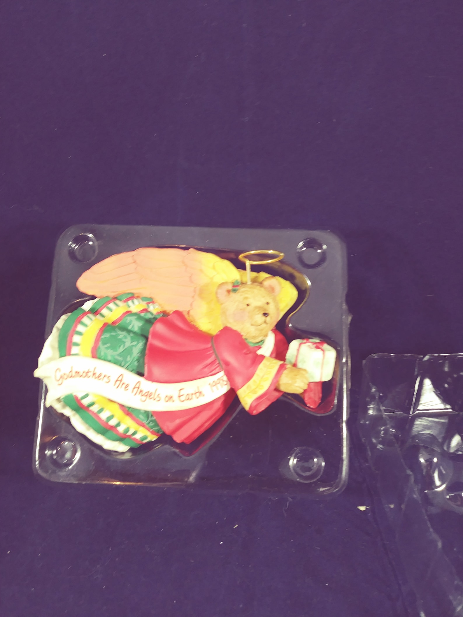 1998 Carlton Cards Heirloom Collections 10th Anniversary "godmother ...